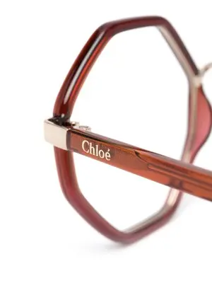 Chloé Hexagonal Frame Glasses
