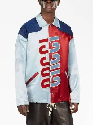 Gucci Logo-patch Shirt Jacket