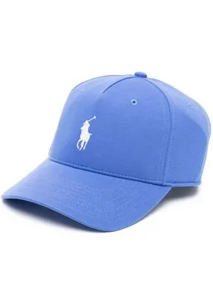 Ralph Lauren Logo-embroidered Baseball Cap Blue