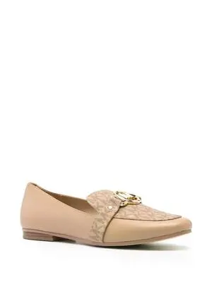 Michael Kors Rory Leather Loafers - Neutrals