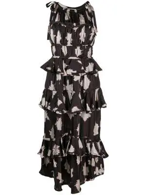 Ulla Johnson Serafina Floral Silk Gown