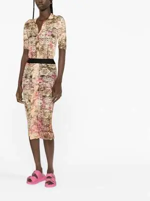 Aries Lace Midi Skirt