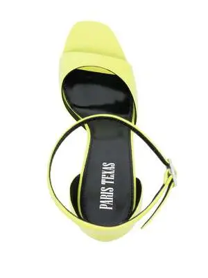 Paris Texas Fiona 100mm Block-heel Sandals - Green