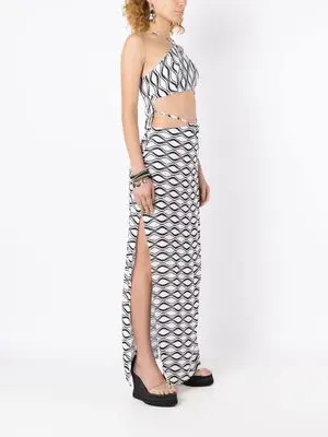 AMIR SLAMA Cut-out Maxi Dress