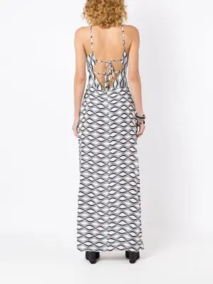 AMIR SLAMA Cut-out Maxi Dress