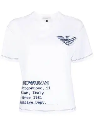 Emporio Armani Logo-print Cotton T-shirt