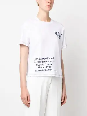 Emporio Armani Logo-print Cotton T-shirt