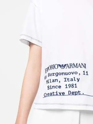 Emporio Armani Logo-print Cotton T-shirt