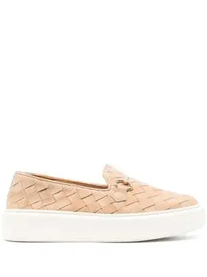 HENDERSON BARACCO Tina Braided Loafers - Neutrals