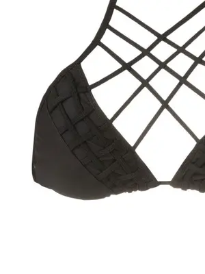 AMIR SLAMA Lattice-strap Bikini Set