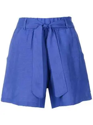 AMIR SLAMA Belted Short Shorts - Blue