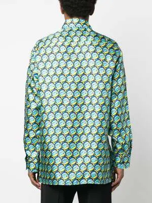 BOTTER Graphic-print Satin-finish Shirt