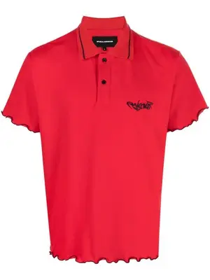PALMER Lettuce-edge Polo Shirt