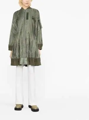 Sacai Pleated Oversized Coat