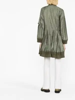Sacai Pleated Oversized Coat