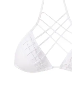 AMIR SLAMA Lattice-strap Bikini Set