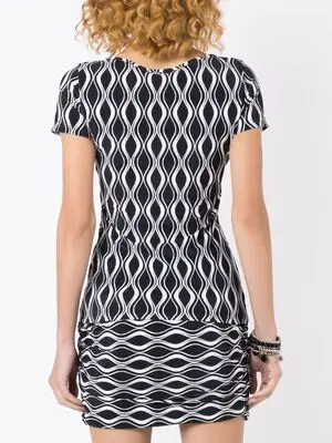 AMIR SLAMA Wave-print T-shirt