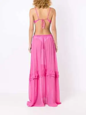 AMIR SLAMA Cut-out Maxi Dress