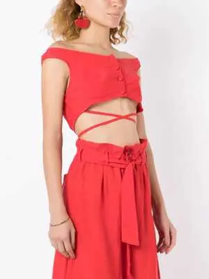AMIR SLAMA Off-shoulder Blouse