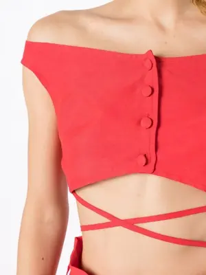 AMIR SLAMA Off-shoulder Blouse