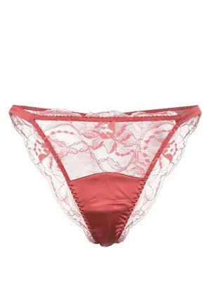 FLEUR OF ENGLAND Sienna Ouvert Briefs - Pink