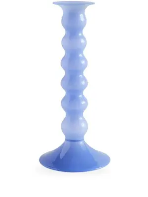 HAY Wavy Large Candle Holder - Blue