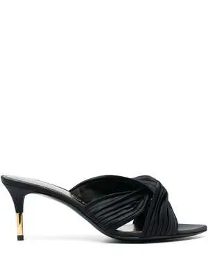 TOM FORD 75mm Knot-detail Pleated Sandals