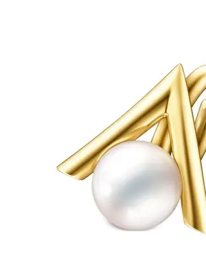 TASAKI 18kt Yellow Danger Claw Pearl Ear Cuff - Gold