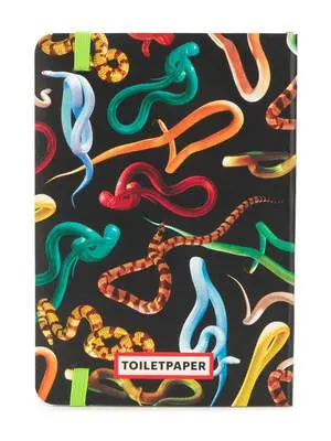 SELETTI Serpent-print Notebook