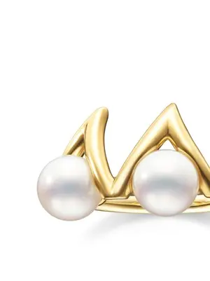 TASAKI 18kt Yellow Danger Claw Pearl Ring