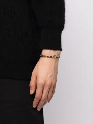 Luis Morais 14kt Yellow Gold Beaded Bracelet - Multicolour