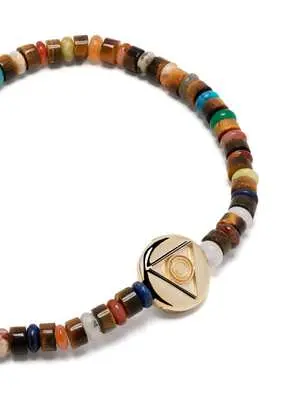 Luis Morais 14kt Yellow Gold Beaded Bracelet - Multicolour