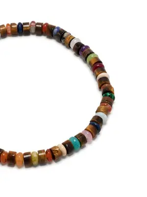 Luis Morais 14kt Yellow Gold Beaded Bracelet - Multicolour