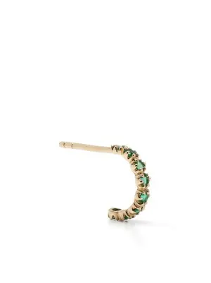 Pascale Monvoisin 9kt Yellow Emerald Hoop Earring - Gold