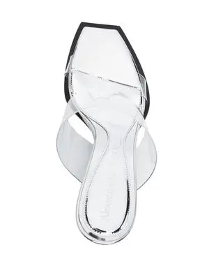 Alexander McQueen Shard Transparent Mules