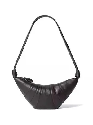 LEMAIRE Medium Croissant Bag In Leather - Brown