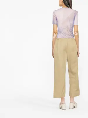 QUIRA Low-rise Cropped Trousers