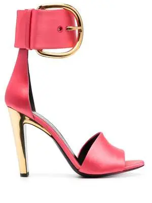 TOM FORD Buckled Satin 105mm Sandals