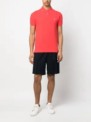 Polo Ralph Lauren Short-sleeved Cotton Polo Shirt - Red