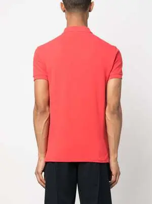 Polo Ralph Lauren Short-sleeved Cotton Polo Shirt - Red