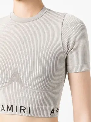 Amiri Ribbed Knit Performance Top