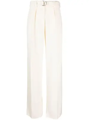 JIL SANDER Belted Wide-leg Trousers