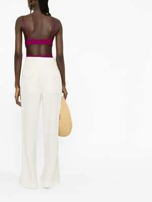JIL SANDER Belted Wide-leg Trousers