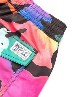 Polo Ralph Lauren Graphic-print Drawstring Shorts