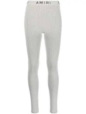 Amiri Seamless Fine-ribbed Leggings