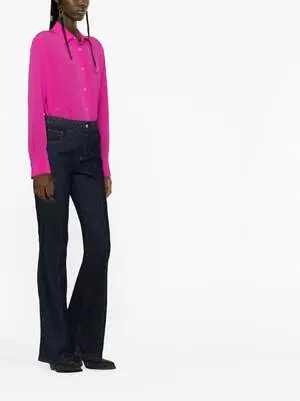 Etro Pegaso Appliqué Silk Shirt