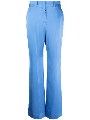 Bcbgmaxazria Satin Flared Trousers