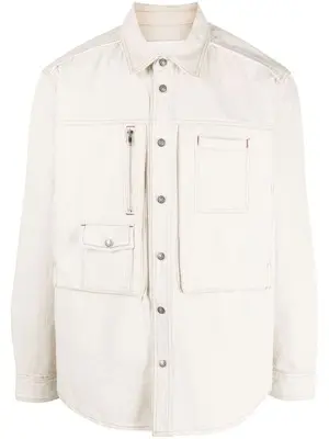 MARANT Pascuale Shirt Jacket - Neutrals