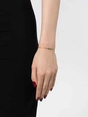 SUZANNE KALAN 18kt Yellow Willow Emerald Bracelet - Gold