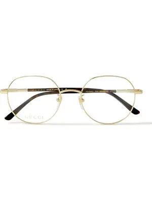 Gucci Round-Frame Metal Optical Frames Multi Unisex-Adult Amazon.com: Gucci GG0297OK Trendy Round Metal Eyeglasses  main image 3